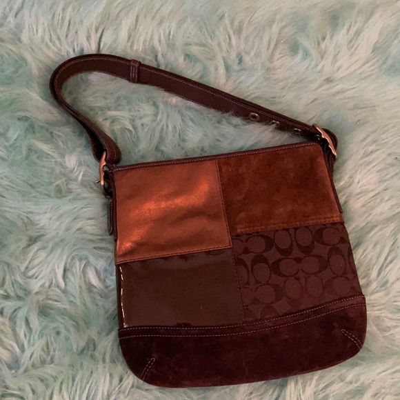 Coach | Bags | Original Coach Crosby Brown Leather Pattern Purse | Poshmark